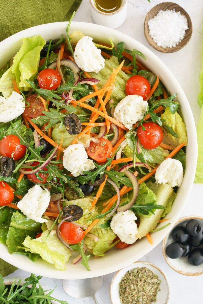 Authentic Italian Salad Recipe - Gathering Dreams